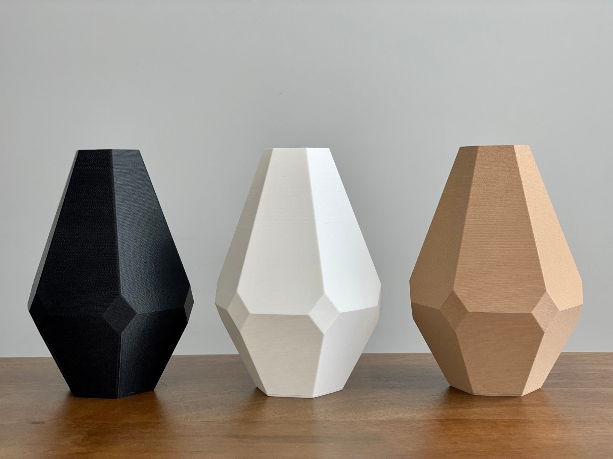 Geometric Vase - Hexa Style - Etsy