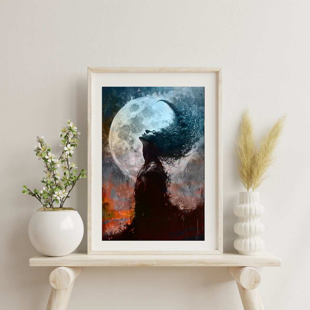 Mythical Aries Goddess Art Print: Zodiac Astrology Home Decor - Etsy