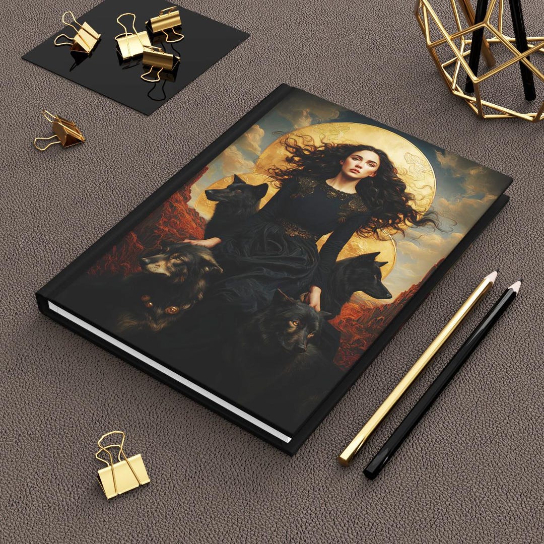 Gothic Hecate Hardcover Journal: Witchcore Dark Moon Goddess Diary - Etsy