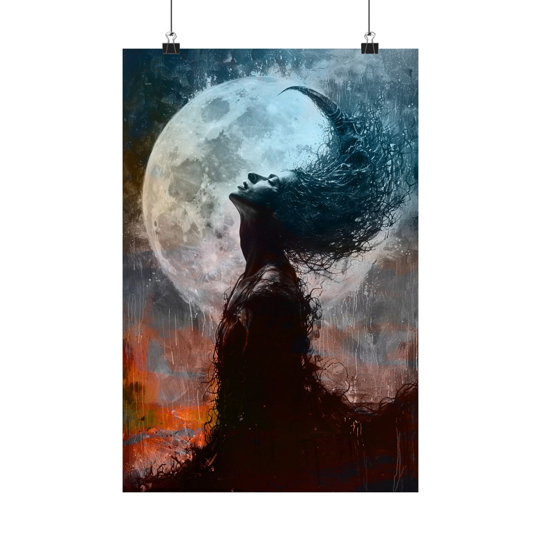 Mythical Zodiac Goddess, Aries Digital Print, Aries Rising Wall Decor ...