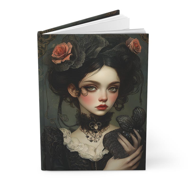Dark Daughter Notebook, Lowbrow Art Journal, Victorian Goth Gift - Etsy