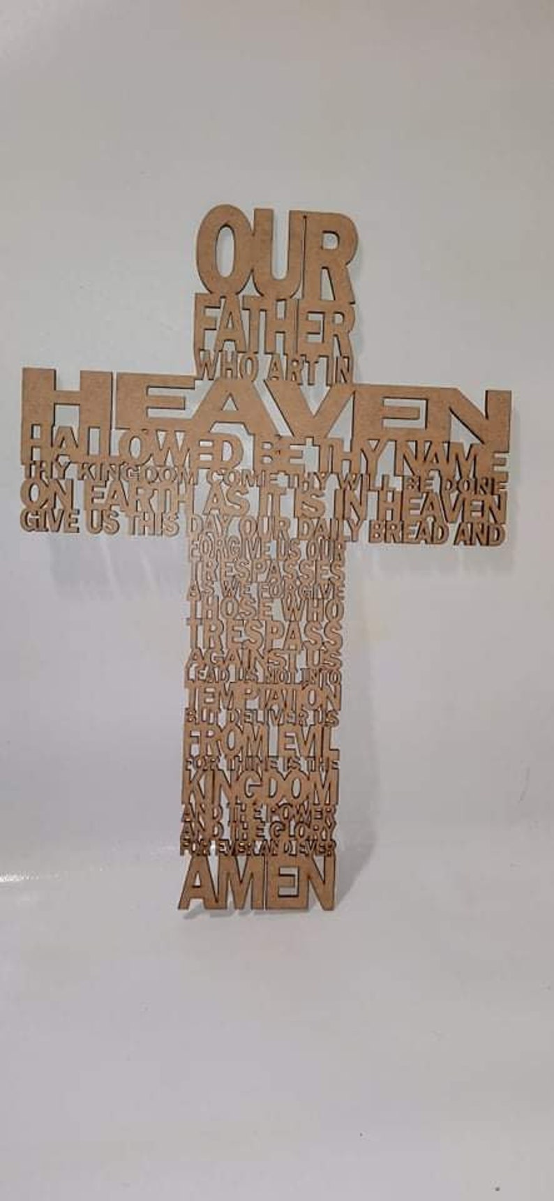 The Lord's Prayer Laser Cut File - Etsy