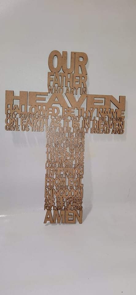 The Lord's Prayer Laser Cut File - Etsy