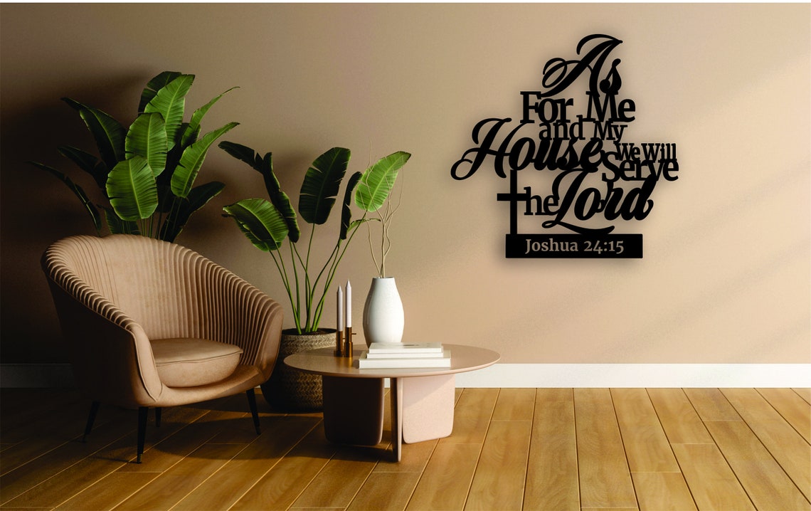 Joshua 24;15 Laser Cut File - Etsy