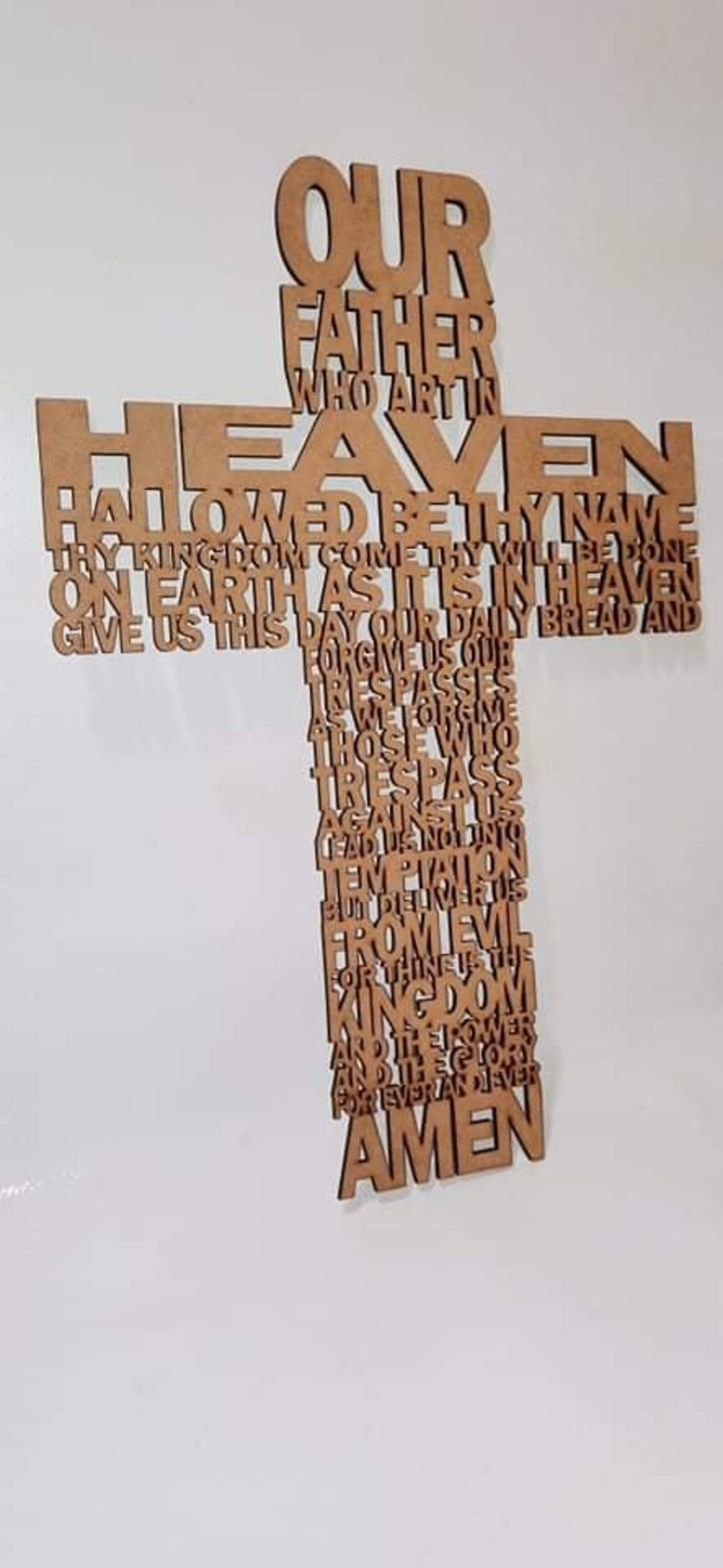 The Lord's Prayer Laser Cut File - Etsy