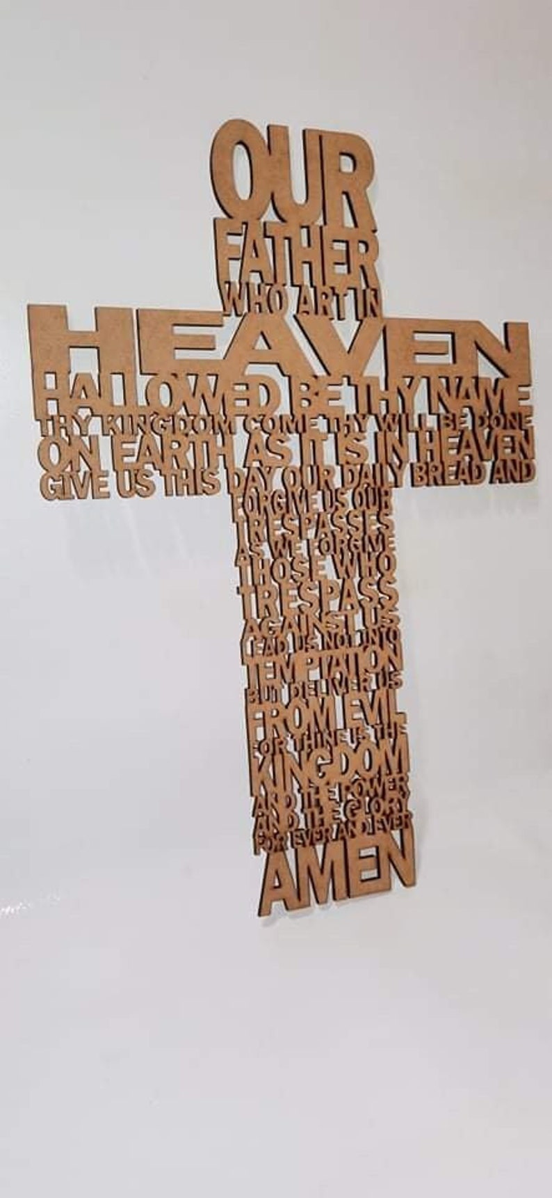 The Lord's Prayer Laser Cut File - Etsy