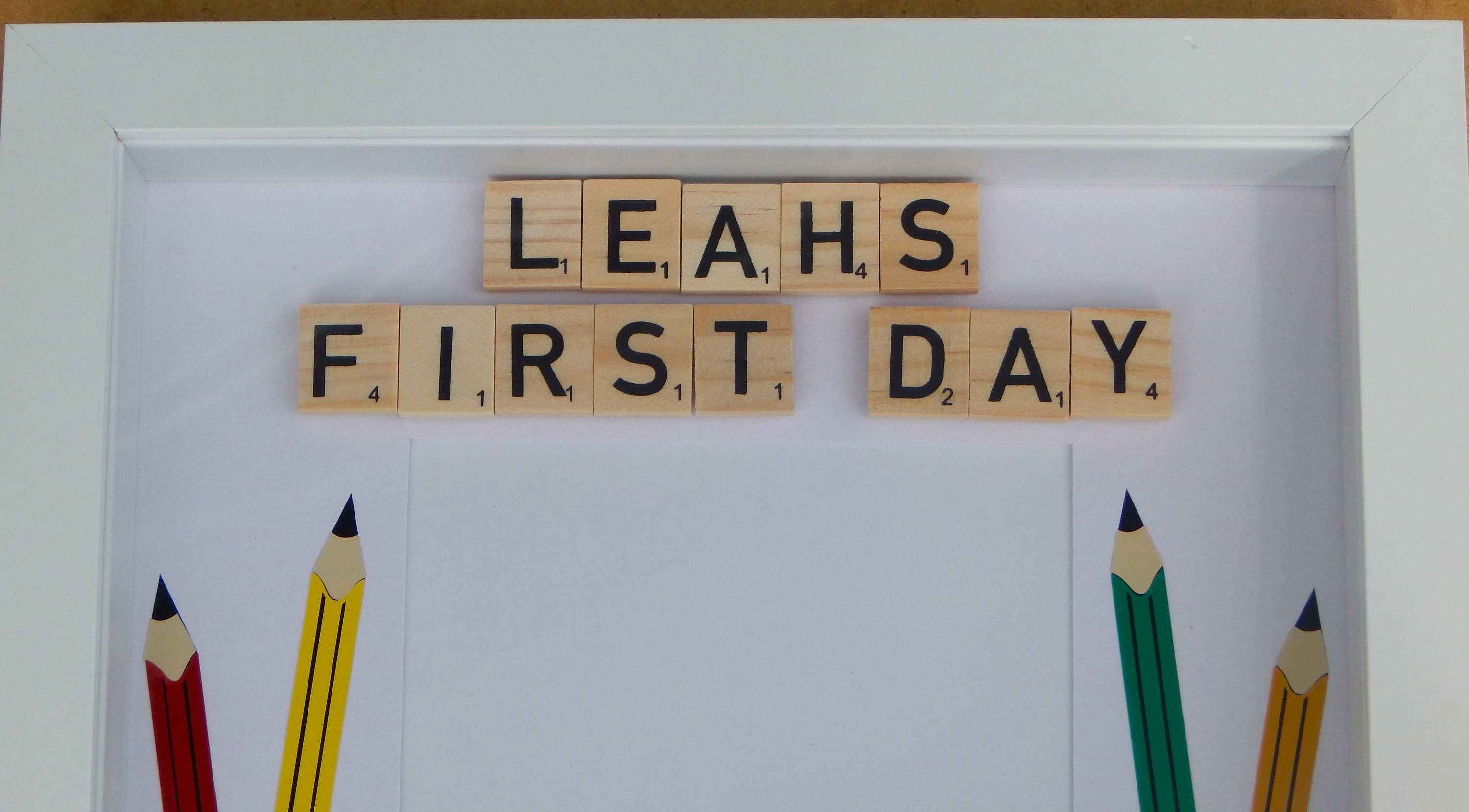 First Day at School Frame/ Personalised First Day of School Photo Frame ...