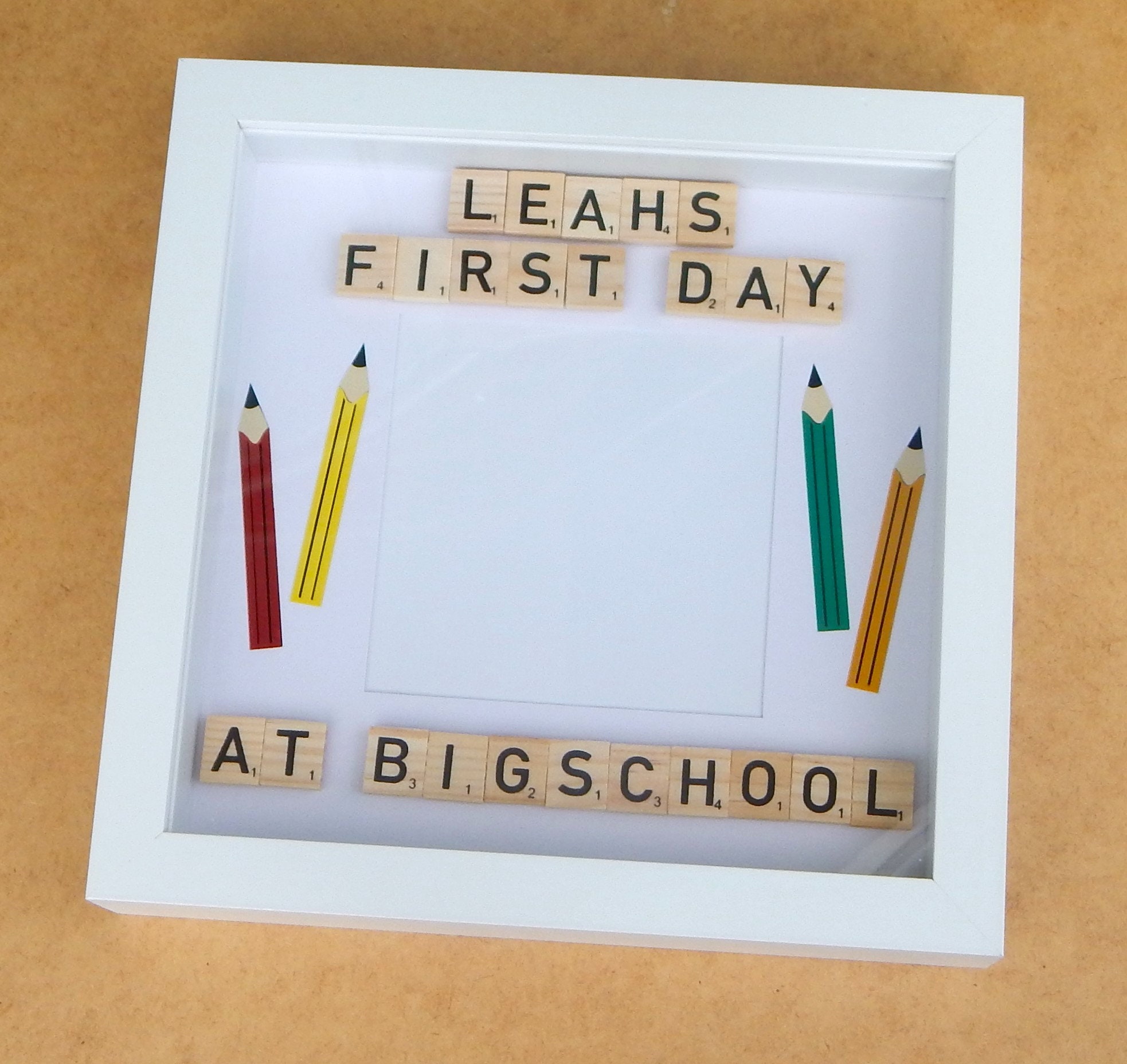 First Day at School Frame/ Personalised First Day of School Photo Frame ...