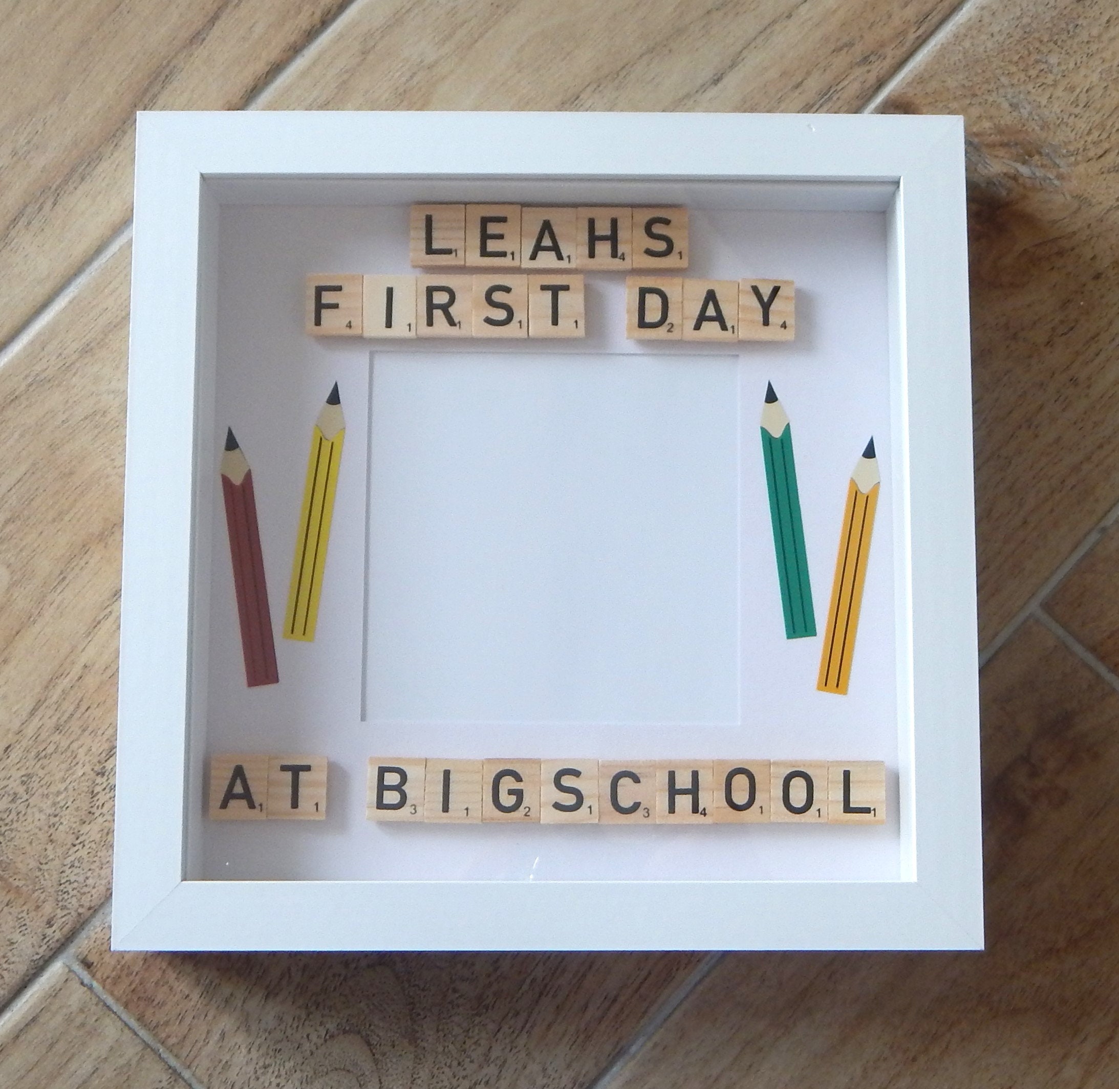 First Day at School Frame/ Personalised First Day of School Photo Frame ...