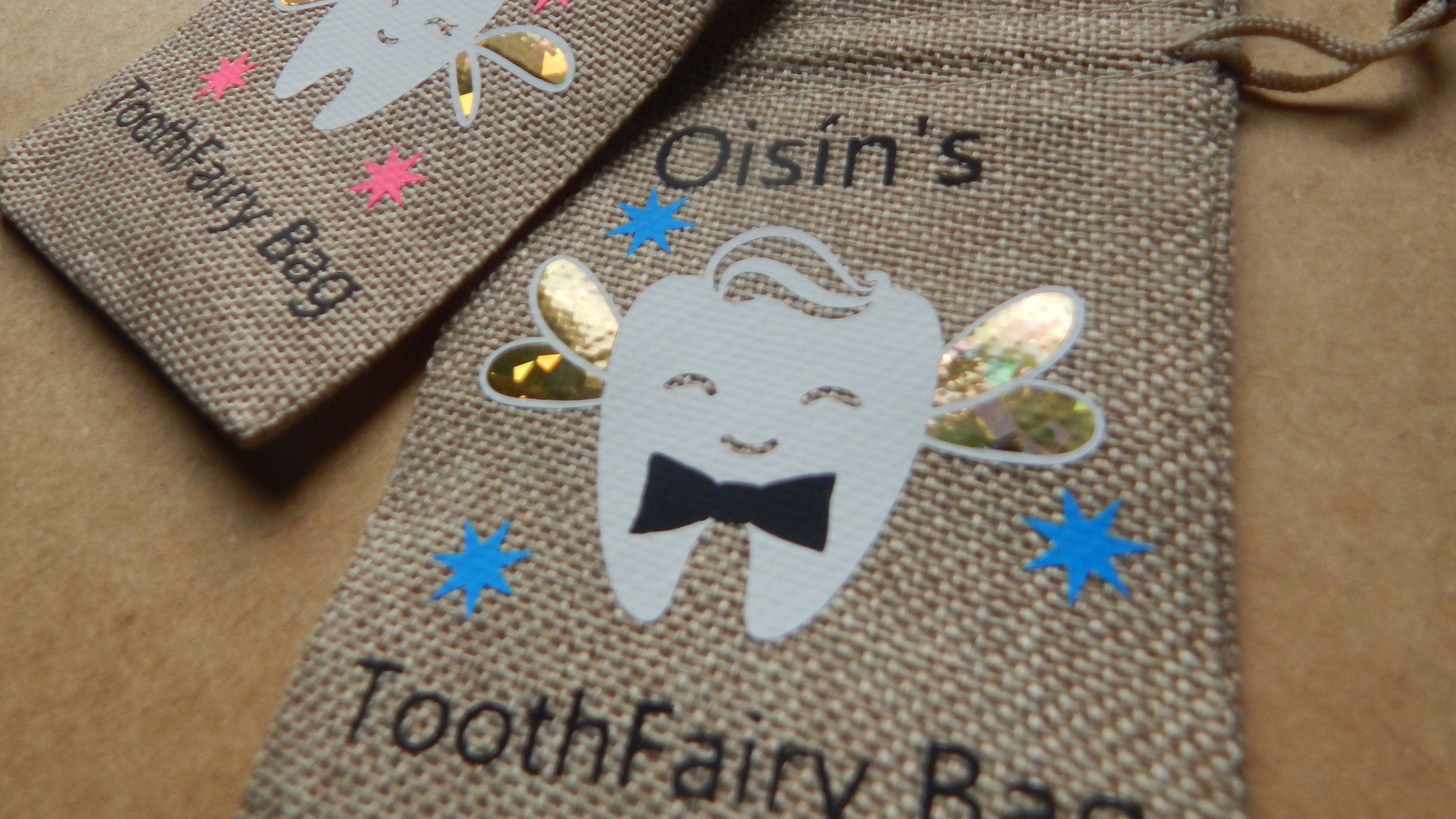Tooth Fairy Bag / Tooth Fairy Pouch /personalised Tooth Fairy Gift ...