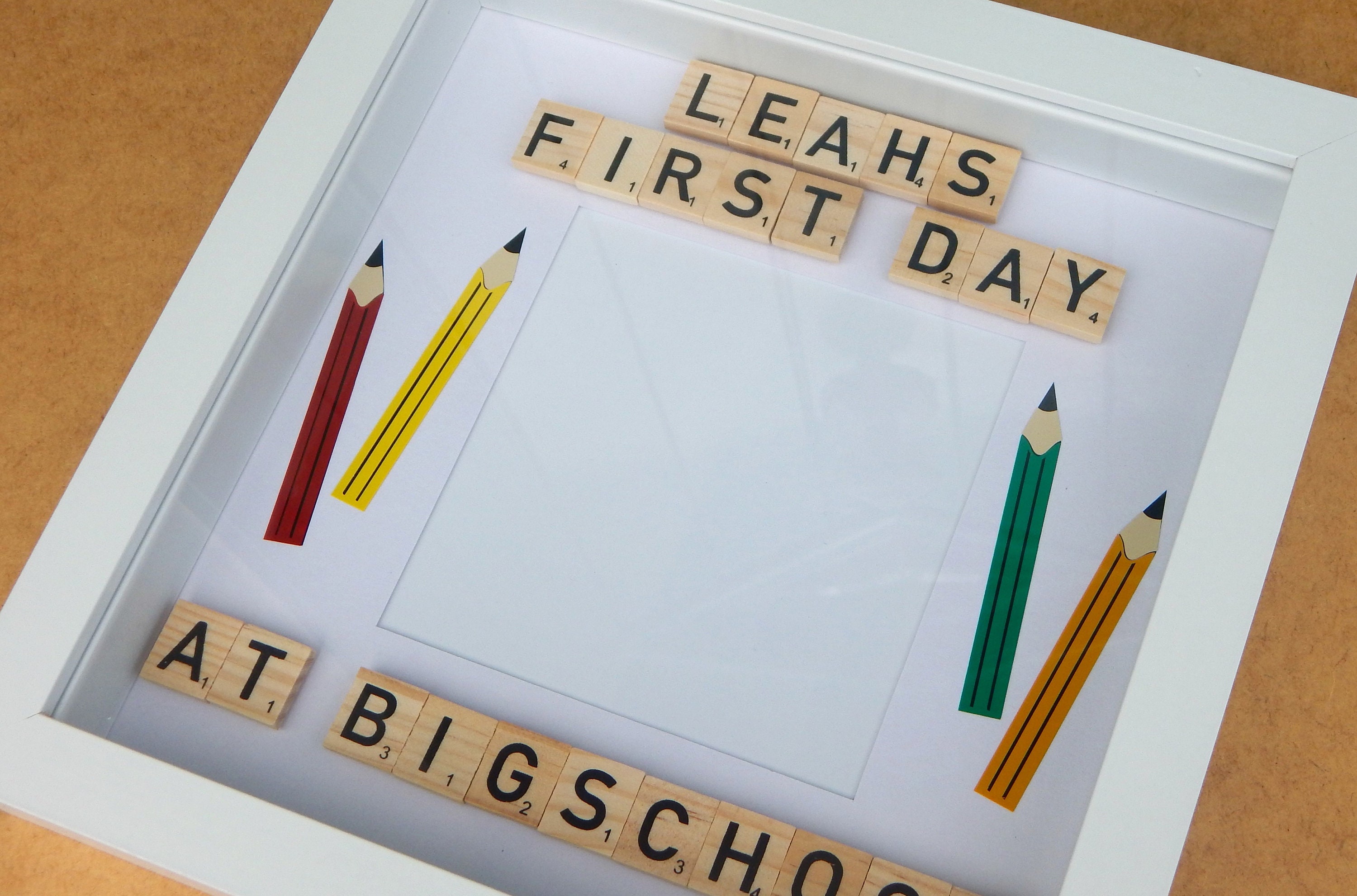 First Day at School Frame/ Personalised First Day of School Photo Frame ...