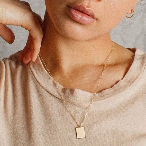 Square Pendant - Etsy