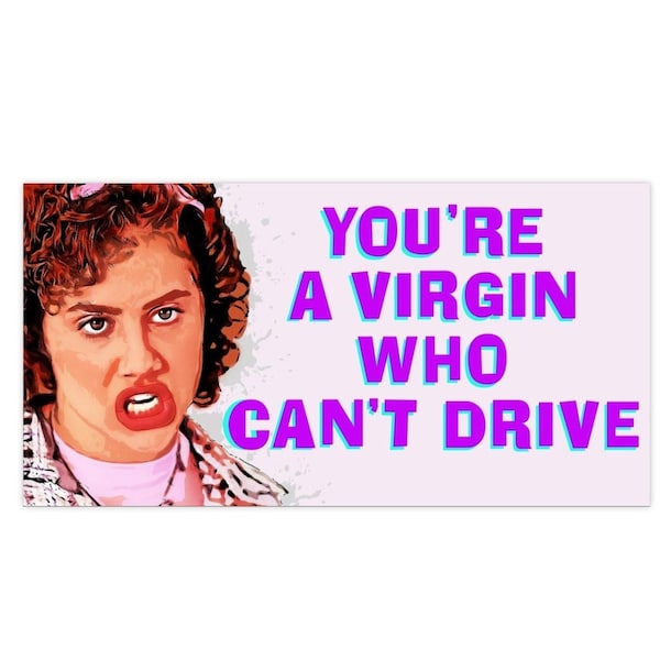 Clueless Stickers Virgin Who Cant Drive - Etsy