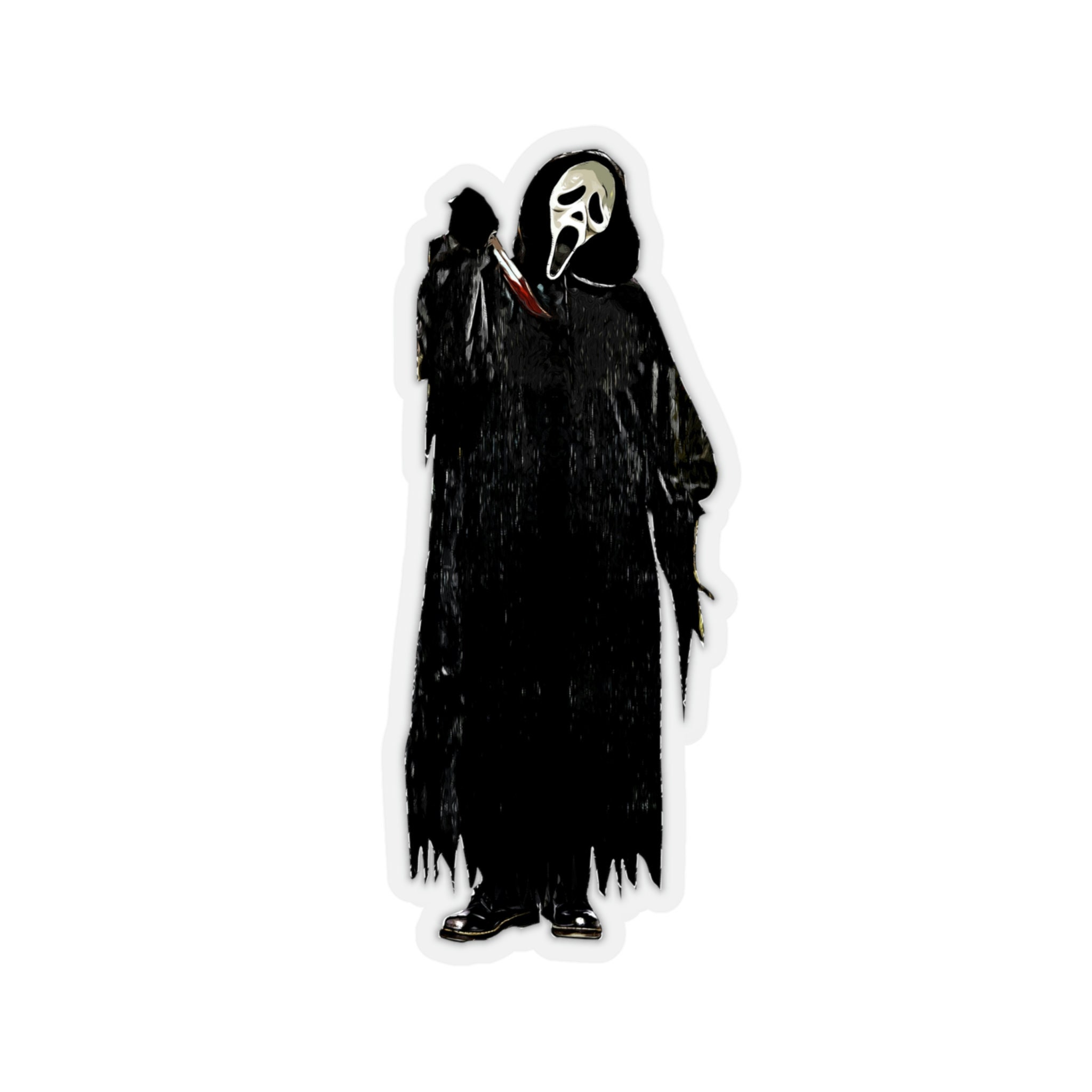 Scream Ghost Face Full Body Sticker Scream 2022 Scream 6 Vl - Etsy