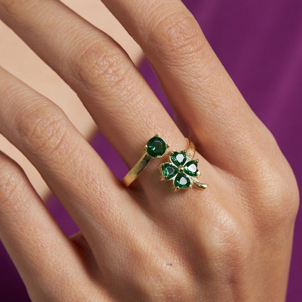 Clover Ring - Etsy