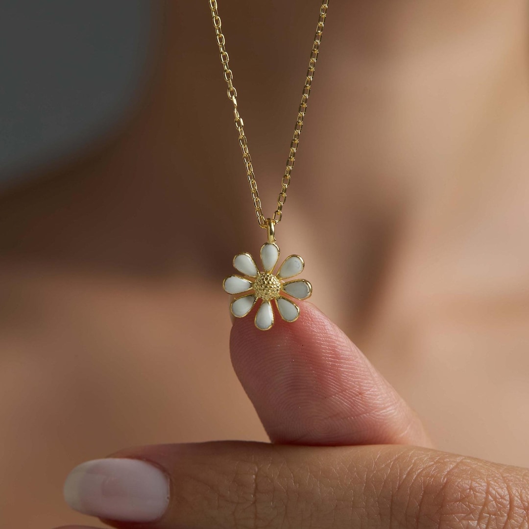 Daisy Necklaces for Women, Christmas Gift for Her, Personalized ...