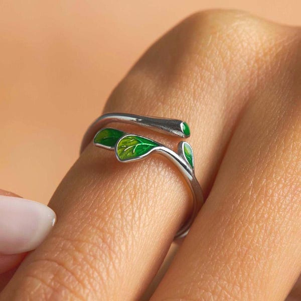 Leaf Ring - Etsy
