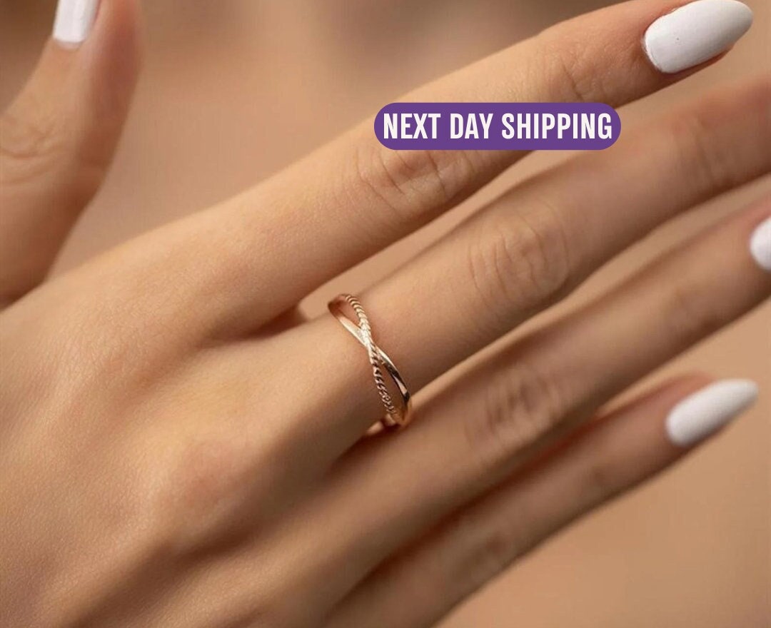 Infinity Sign Ring for Women, Christmas Gift for Mom, 925 Sterling ...