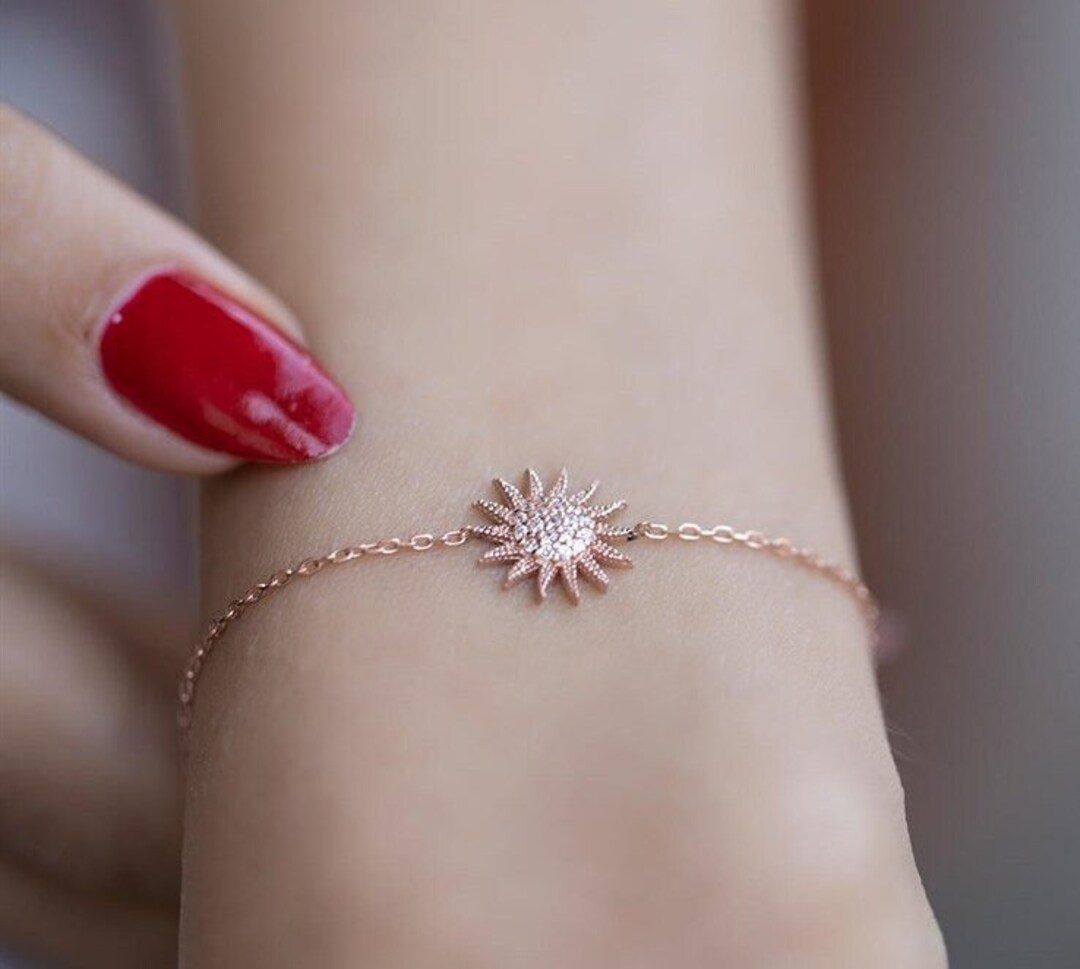 Minimalist Sun Bracelets for Women Christmas Gift for Her - Etsy