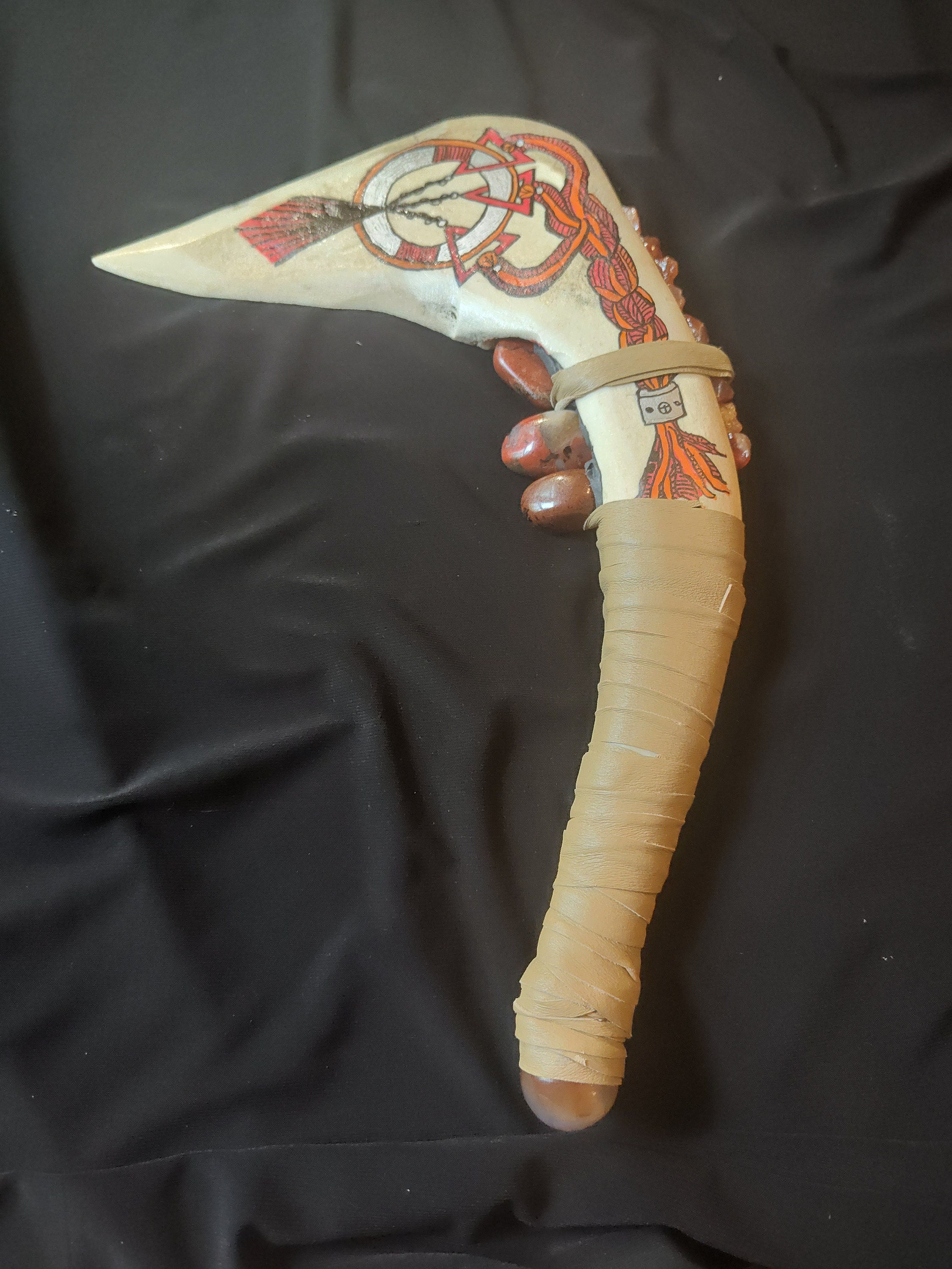 Cow Jawbone Kama- Cosplay Weapon/decor - "starfire" - Etsy