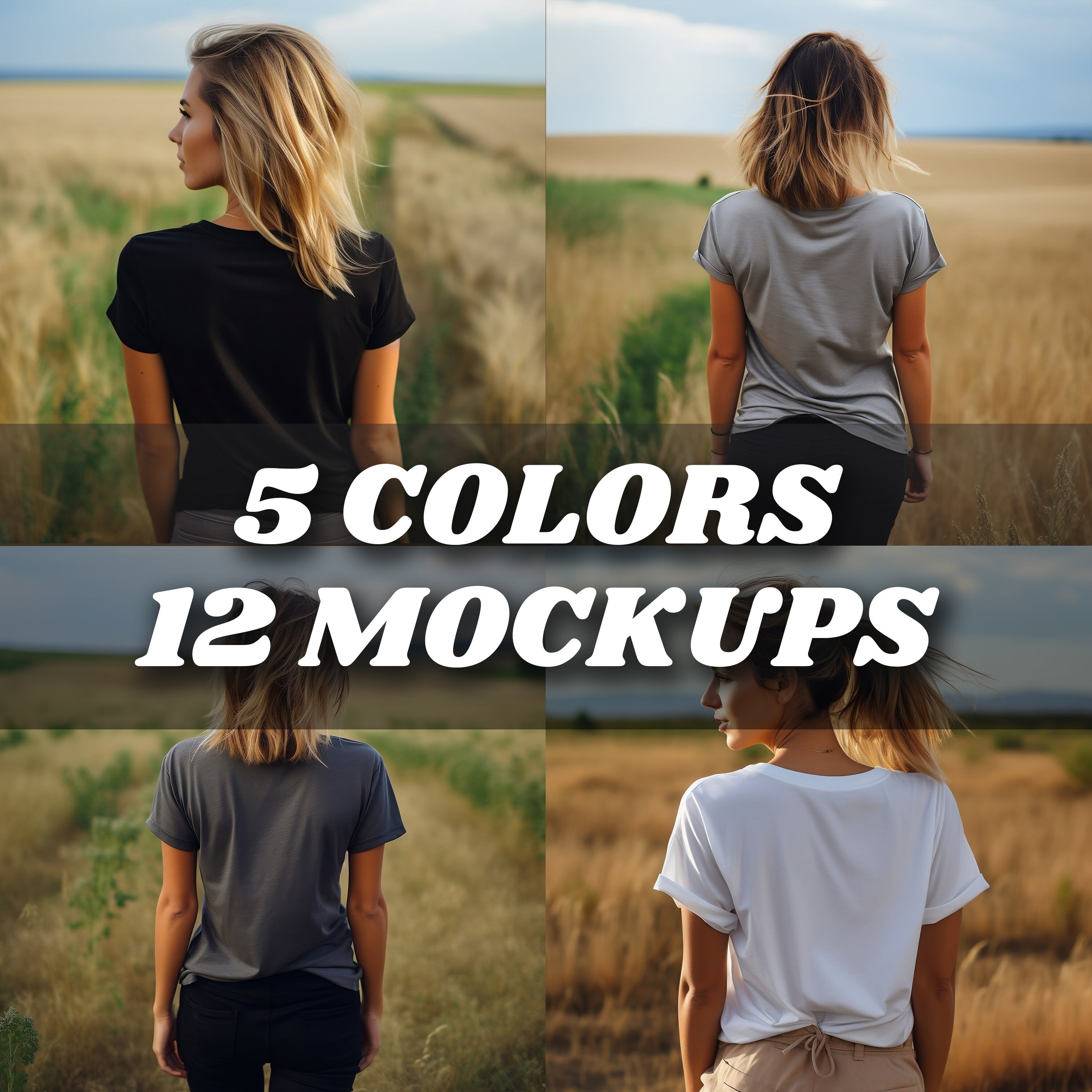 Gildan 64000 Back of Shirt T-shirt Mockup, Back of Shirt Mock, Gildan ...