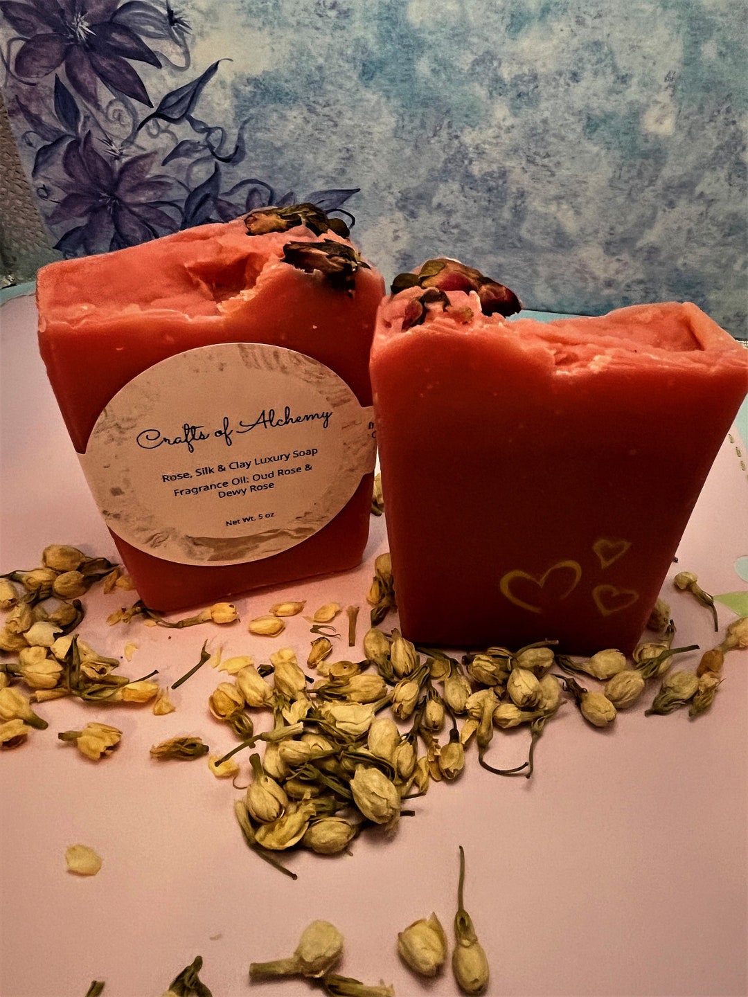 Rose and Moroccan Red Clay Soap - Etsy