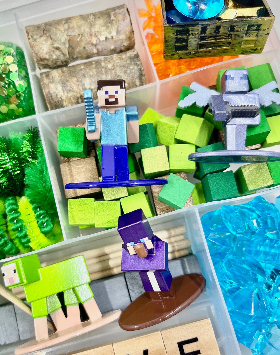 Minecraft Inspired Play Dough Kit With Personalization | Etsy