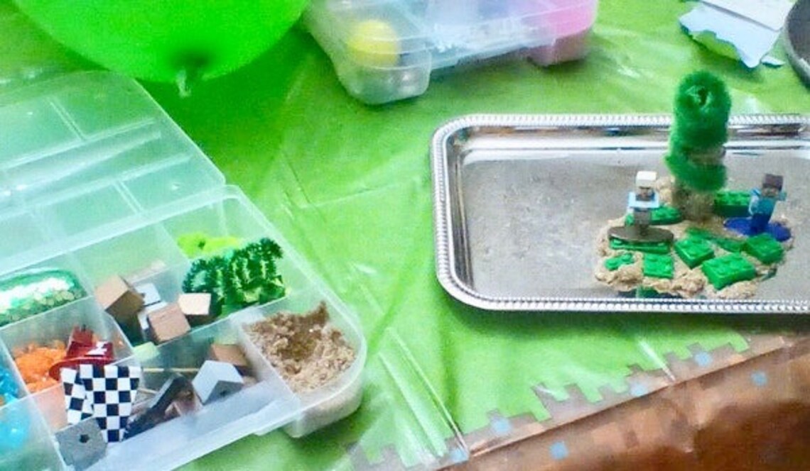 Minecraft Inspired Play Dough Kit With Personalization | Etsy