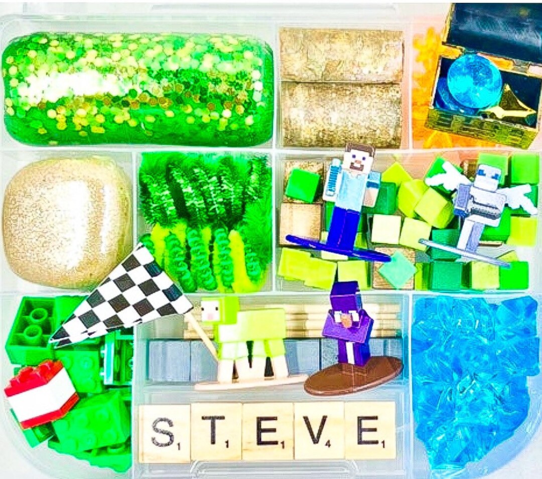 Minecraft Inspired Play Dough Kit With Personalization - Etsy