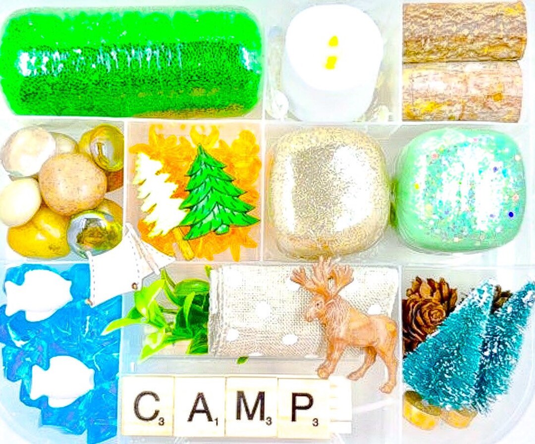 Camping Adventure Play Dough Kit With Personalization - Etsy