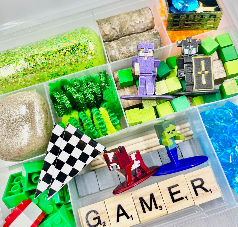 Minecraft Inspired Play Dough Kit With Personalization | Etsy