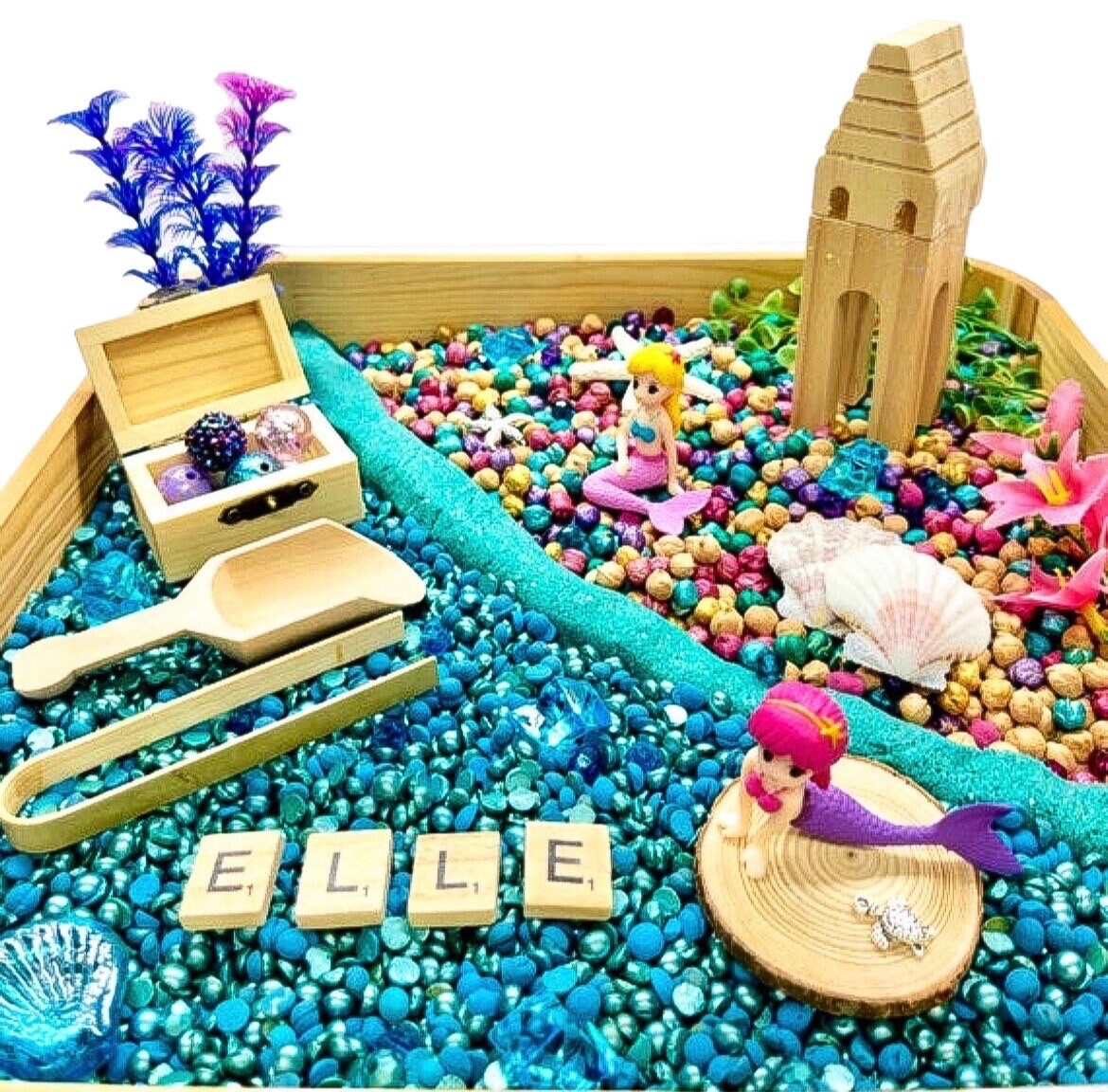Mermaid Kingdom Sensory Kit With Personalization - Etsy