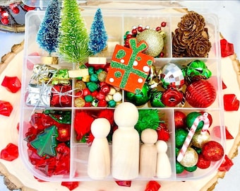 Winter Snowflake Sensory Bin Math Ten Frame Reggio Emilia Inspired ...