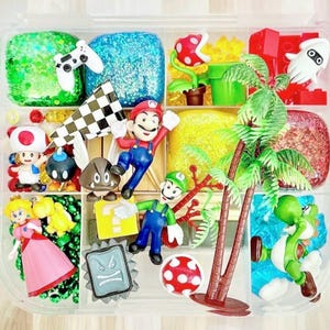 Mario Brothers Inspired Play Dough Kit With Personalization - Etsy