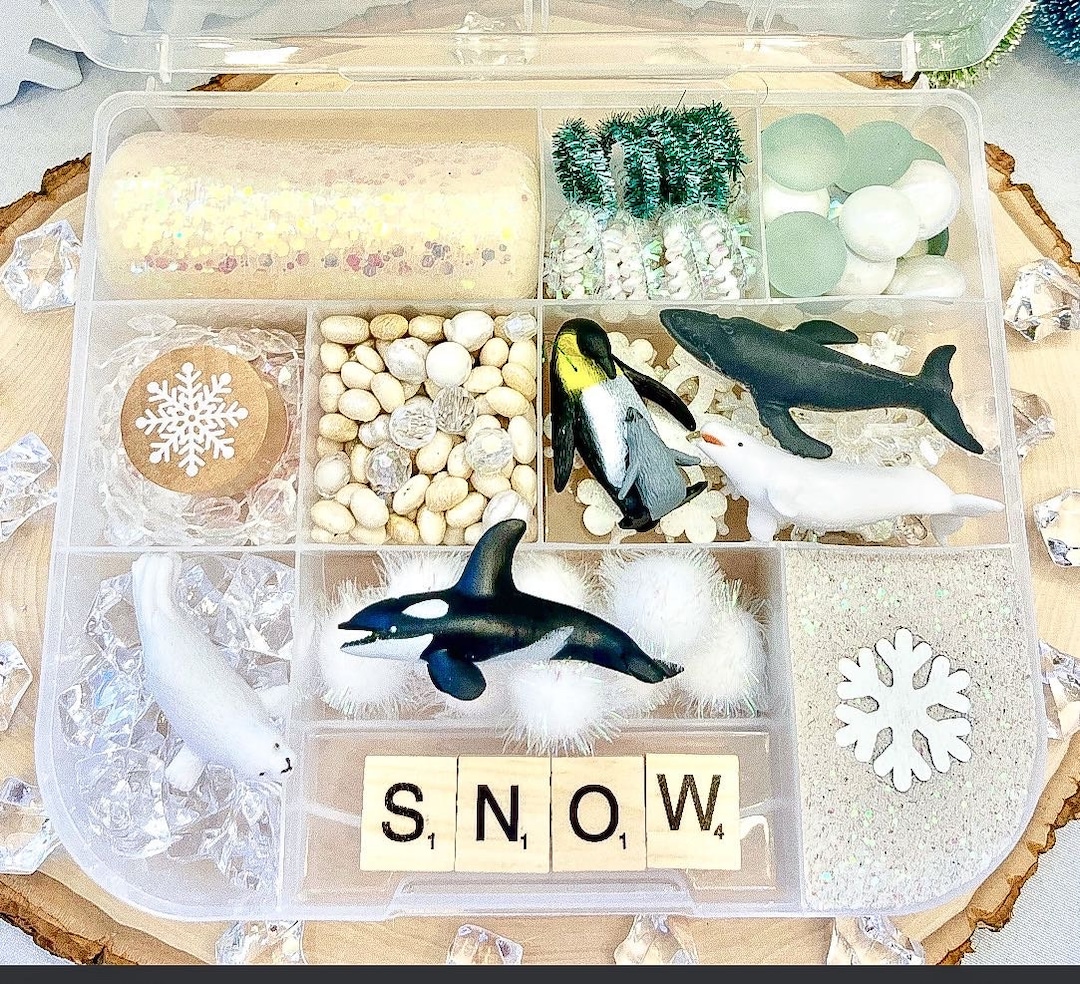 Arctic Animals Play Dough Kit - Etsy