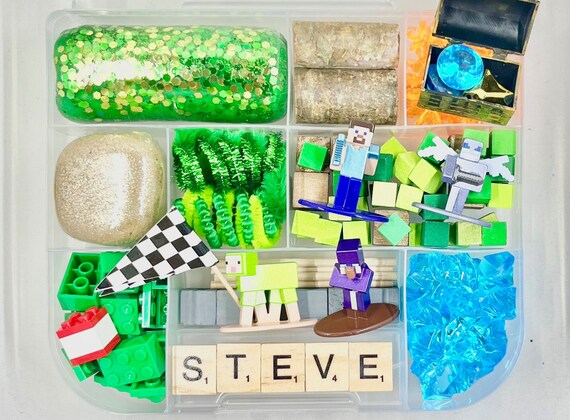 Minecraft Inspired Play Dough Kit With Personalization | Etsy