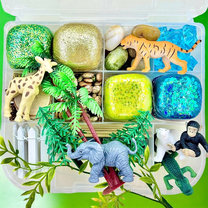 Zoo Life Play Dough Kit - Etsy