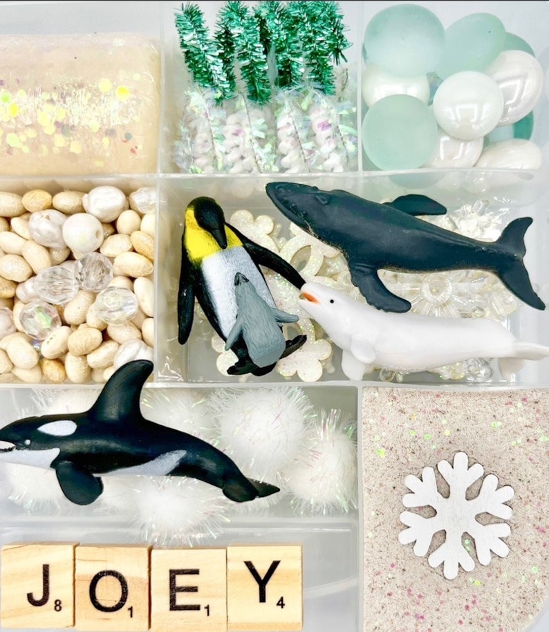 Arctic Animals Play Dough Kit - Etsy