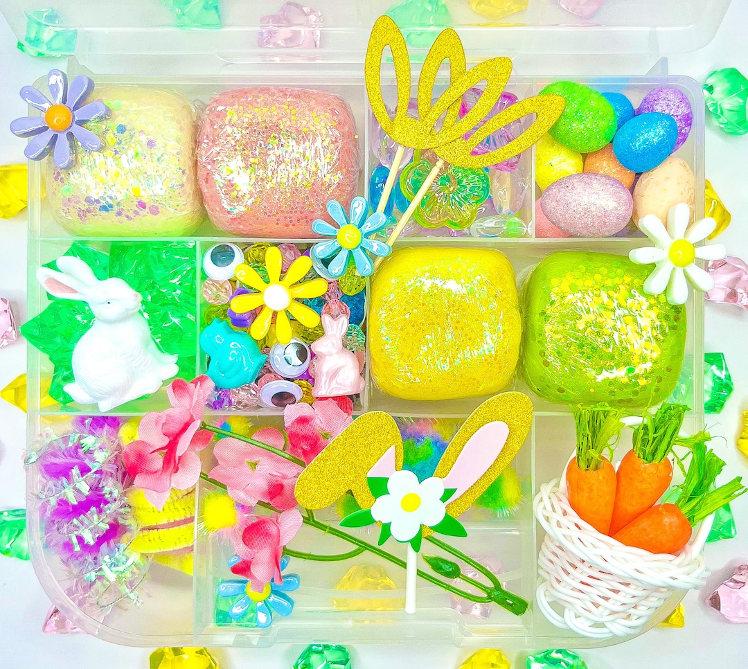 Easter Build A Bunny Play Dough Kit - Etsy