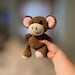 Monkey, Crochet Pattern, PDF, Digital, Download, Crochet Monkeypattern ...