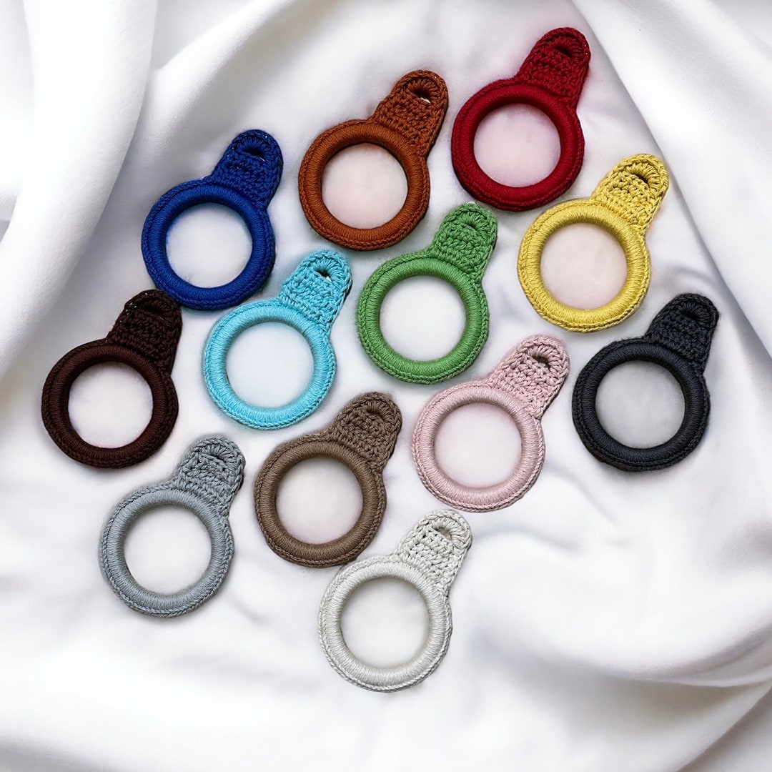 Crochet Kitchen Towel Ring, Crochet Knob Towel Ring, Towel Holder ...