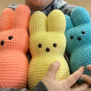 Jumbo Peep Bunny, Crochet Pattern, PDF, Digital, Download, Easter ...