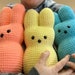 Jumbo Peep Bunny, Crochet Pattern, PDF, Digital, Download, Easter ...