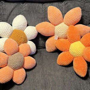 Flower Pillow, Crochet Pattern, PDF, Digital, Download, Crochet Flower ...