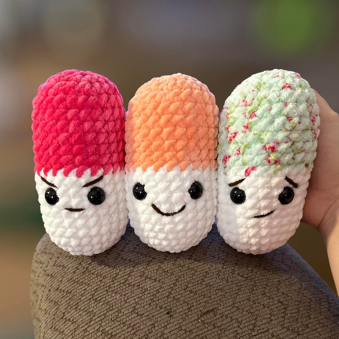 Chill Pill Crochet Pattern, Crochet Pattern, Chill Pill, Crochet Chill ...