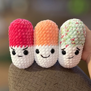 Chill Pill Crochet Pattern, Crochet Pattern, Chill Pill, Crochet Chill ...