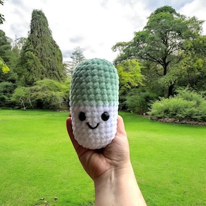 Crochet Chill Pill, Plushie, Crochet Plushie, Pill, Crochet Pill, Funny ...