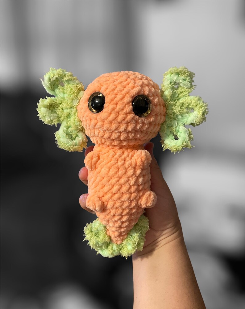 Axel the Axolotl Crochet Pattern PDF Digital Download - Etsy Canada