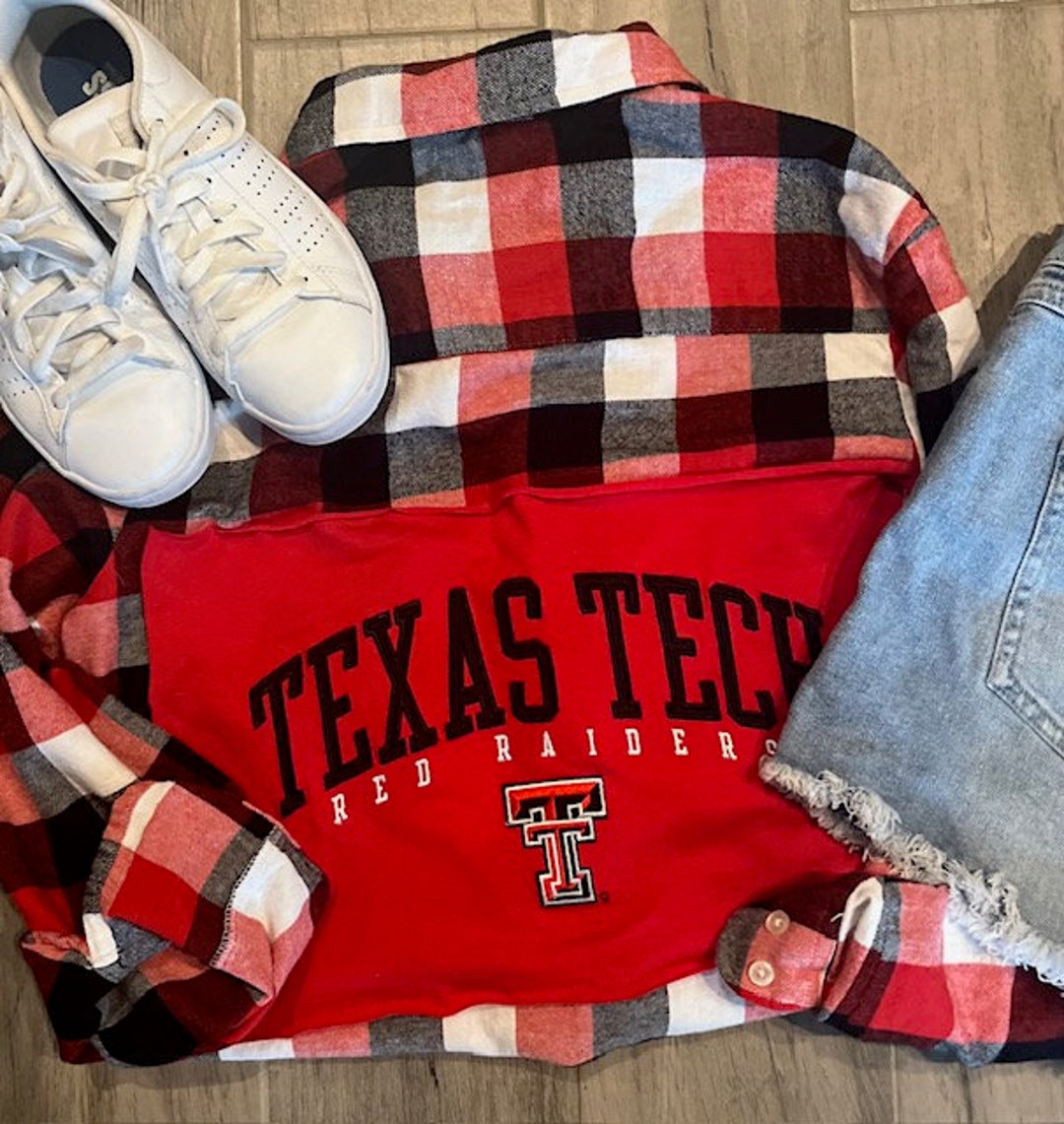 Texas Tech Flannel Custom Shirt, Game Day Clothing, Gift for Him ...
