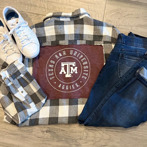 College Football Flannel - Etsy